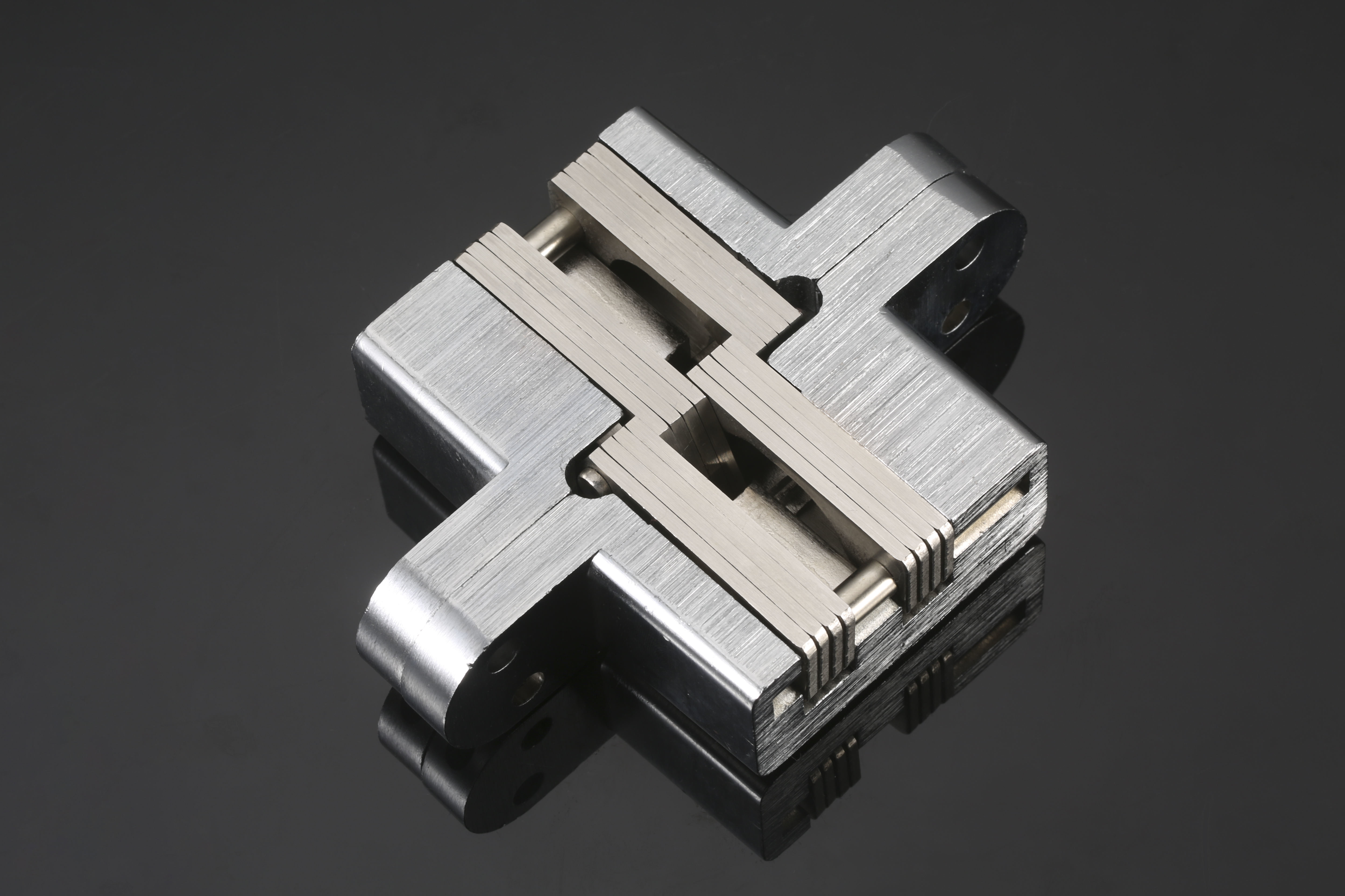 Rotatable Gate Mortise Mount Invisible Hinge Practical Heavy Duty