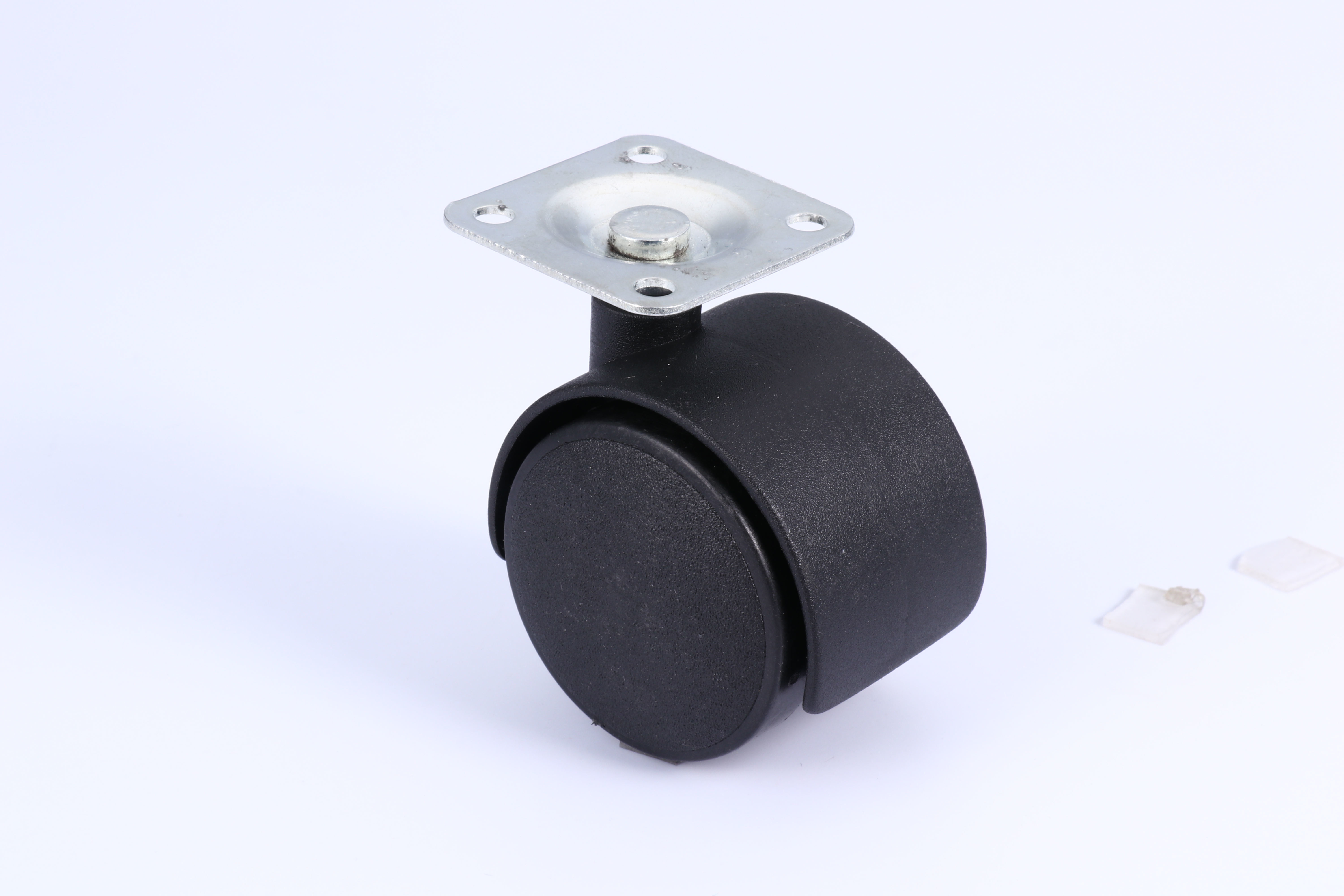Office Rustproof Cart Caster Wheels , Thickened Nylon Plastic Pulley Wheels